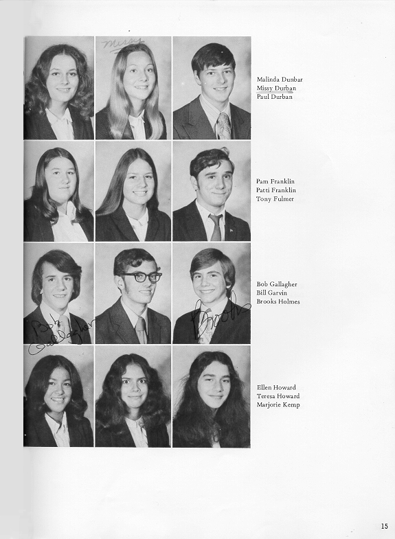 St. Angela Academy in Aiken SC - Fame 1972